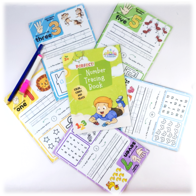 Busy Book – NUMBER TRACING BOOK – Special Supplies