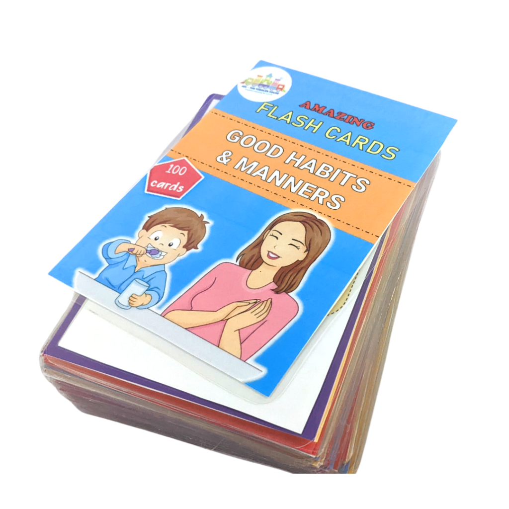 Good habits and Manners flashcards(50 Flash Cards) – Special Supplies