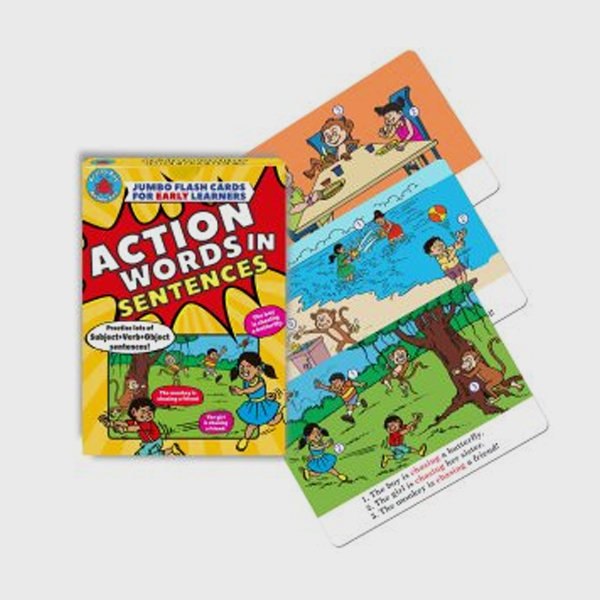 Action Words in Sentences – Verbs Practice Deck – Specialsupplies